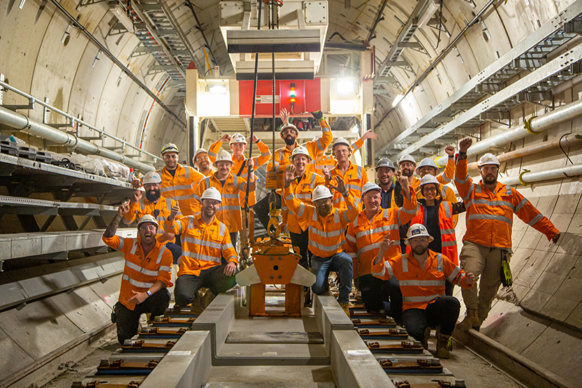 Final tracks laid through the Metro Tunnel | North West City News