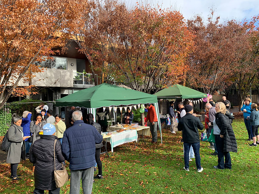 Parkville Gardens’ Biggest Morning Tea perseveres despite bad weather ...